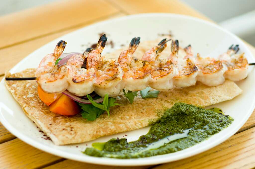 Korean BBQ Shrimp Kebobs Recipe - Michelle Valentine - Love Eat Travel